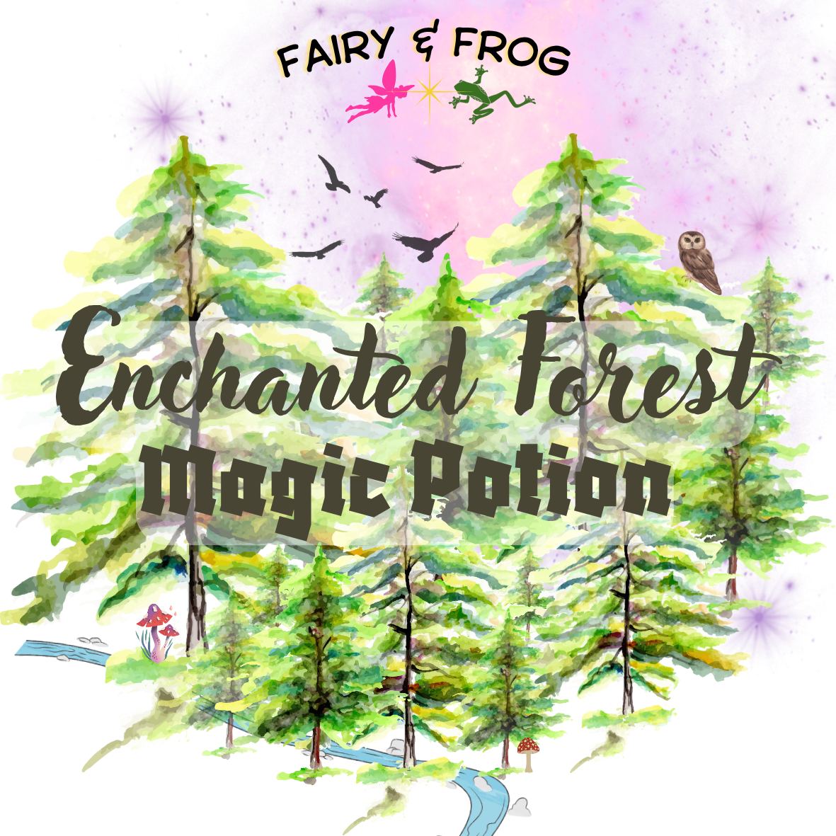 Enchanted Forest Magic Potion – Fairy and Frog